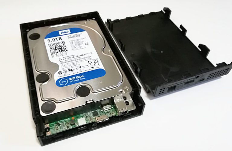 【I-O DATA】外付けHDD「EX-HD3CZ」を分解して、HDDを取り出してみました | ゆずゆろぐ。