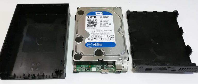 【I-O DATA】外付けHDD「EX-HD3CZ」を分解して、HDDを取り出してみました | ゆずゆろぐ。